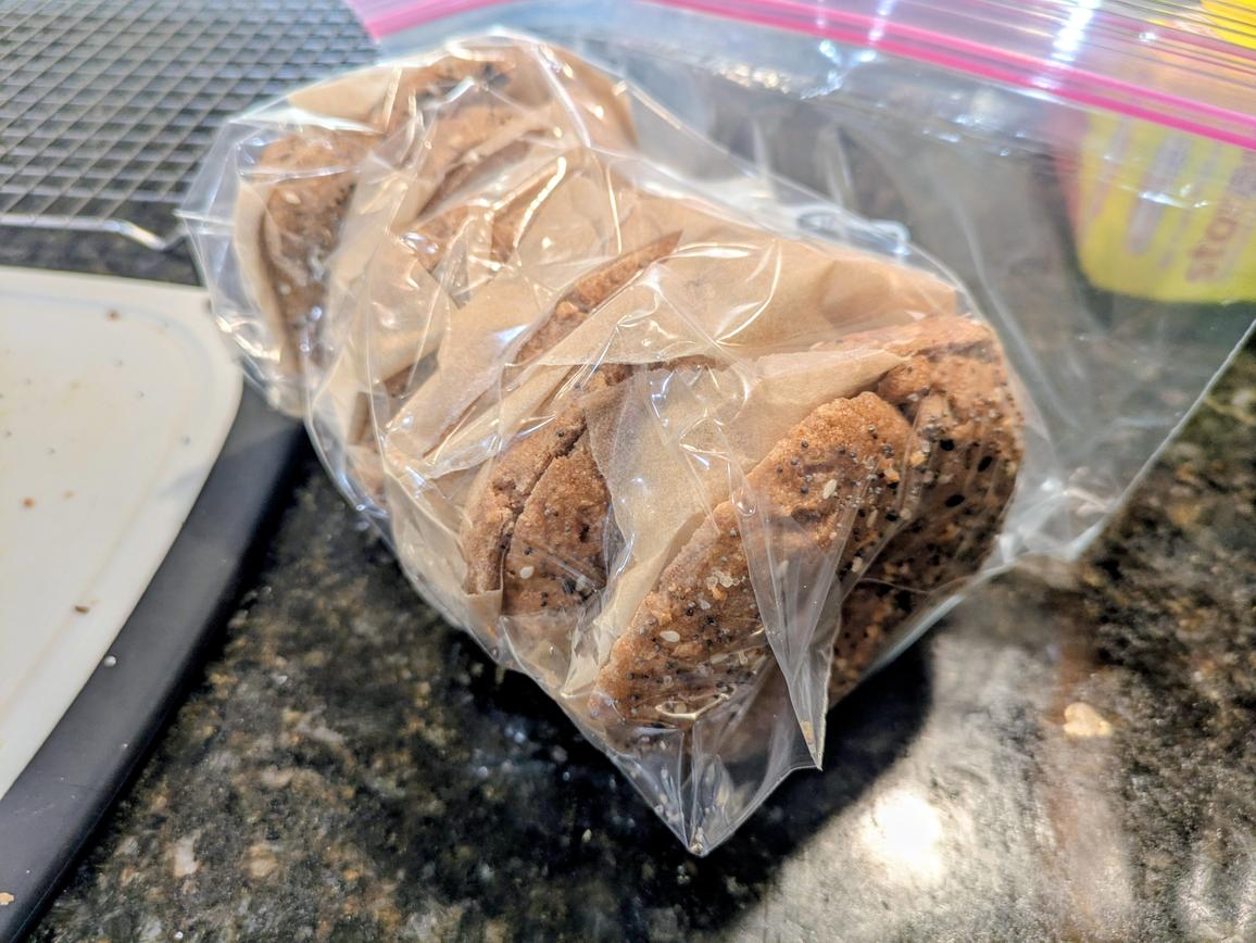 Half Dozen Whole Wheat Bagels