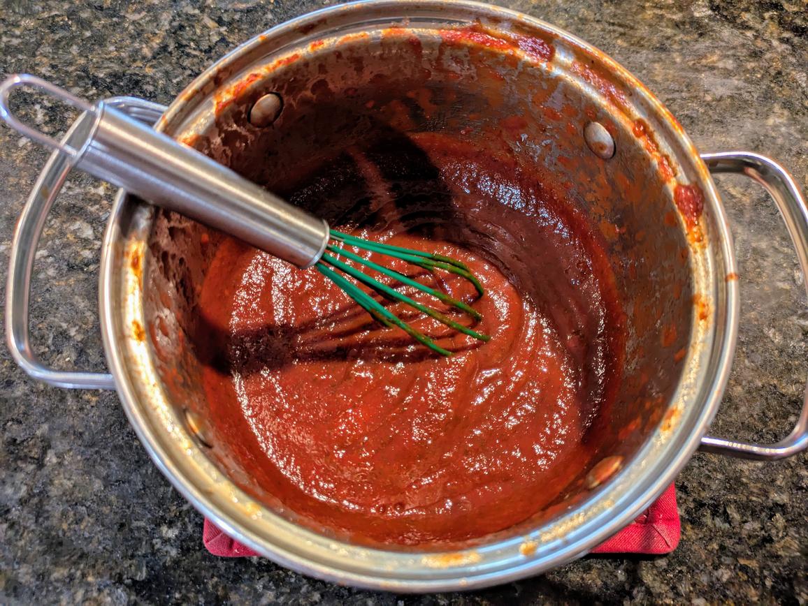 Pickle Ketchup with Hot Honey