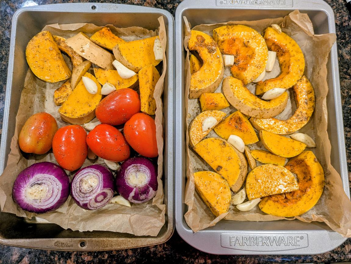 Pureed Roasted Veggie Soup